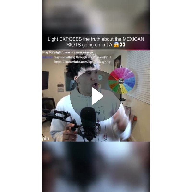 Light EXPOSES the truth about the MEXICAN RIOTS going on in LA 😱👀 ...