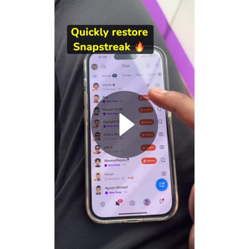 Quickly restore Snapstreak 🔥 | Spotlight on Snapchat