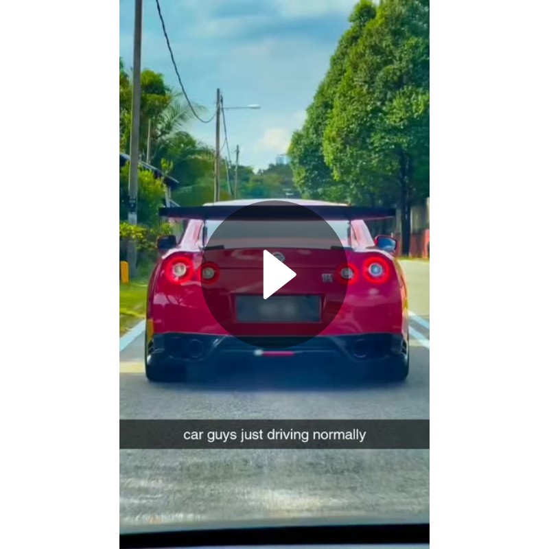 car guys just driving normally | Spotlight on Snapchat
