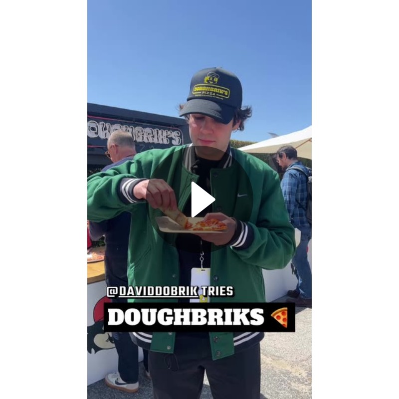 @DAVIDDOBRIK TRIES | DOUGHBRIKS 🍕 | Spotlight on Snapchat
