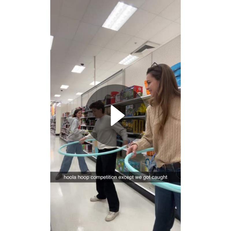 hoola hoop competition except we got caught | Spotlight on Snapchat