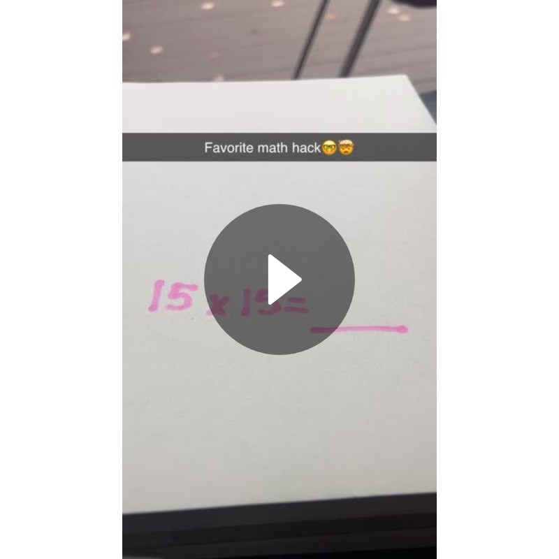 Favorite math hack🤓🤯 | Spotlight on Snapchat