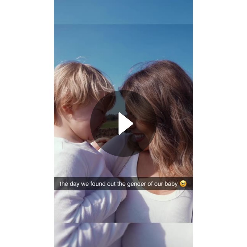 the day we found out the gender of our baby 🥹 | Spotlight on Snapchat