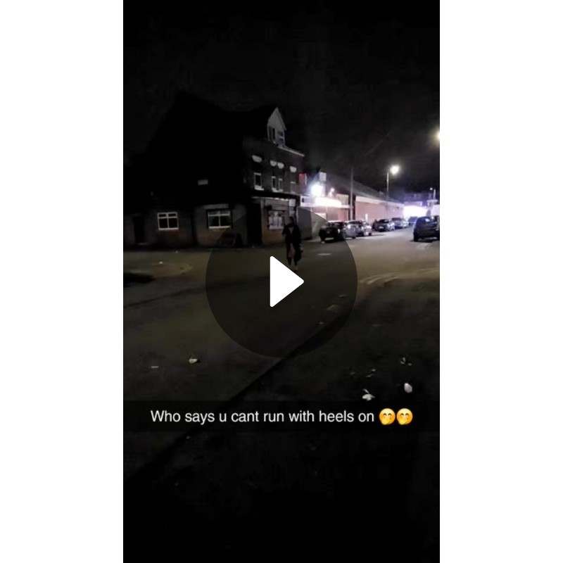 Who says u cant run with heels on 🤭🤭 | Spotlight on Snapchat