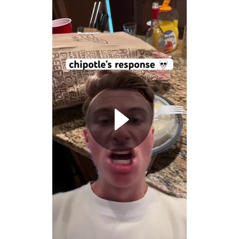 Chipotle's Epic Fork Response to Trevor Wallace's Complaint | Video by ...