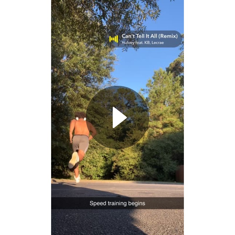 Speed training begins | Spotlight on Snapchat