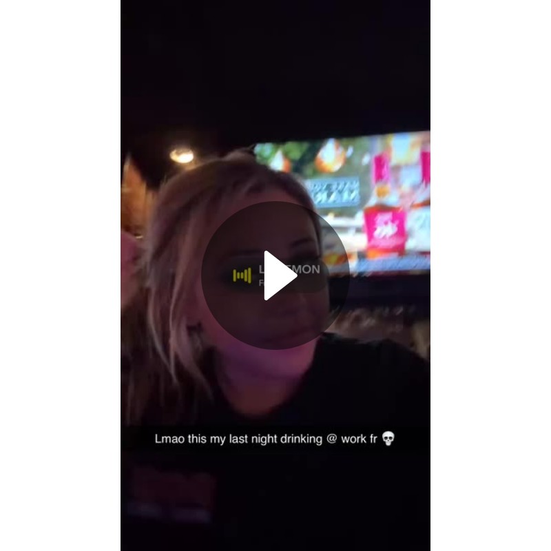 Lmao this my last night drinking @ work fr 💀 | Spotlight on Snapchat