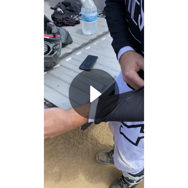 Zay Solis Reveals Behind-the-Scenes Moment at Dirt Bike Track | Video ...
