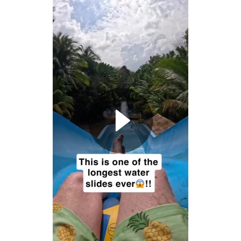 This is one of the longest water slides ever😱!! | Keep watching it ...