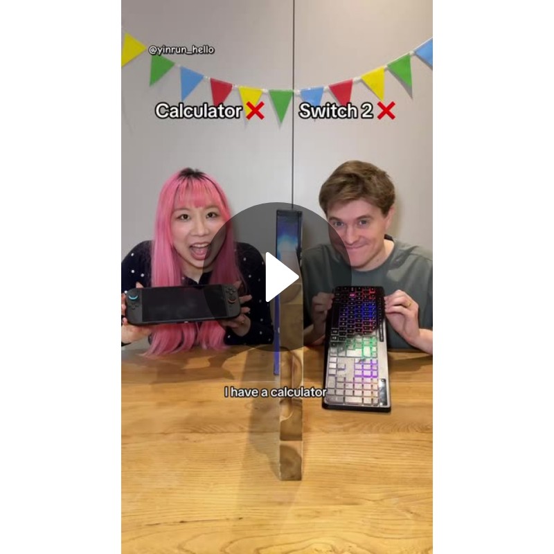 Yinrun's Nintendo Switch 2 vs Calculator Challenge Will Shock You ...