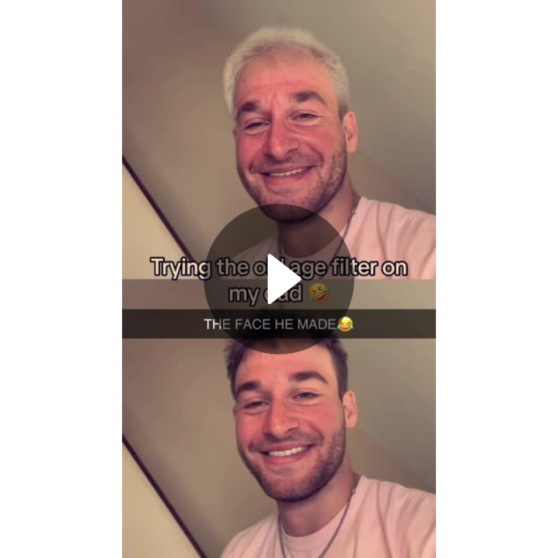 Joe Mele Tries the Old Age Filter on His Dad – Hilarious Transformation ...