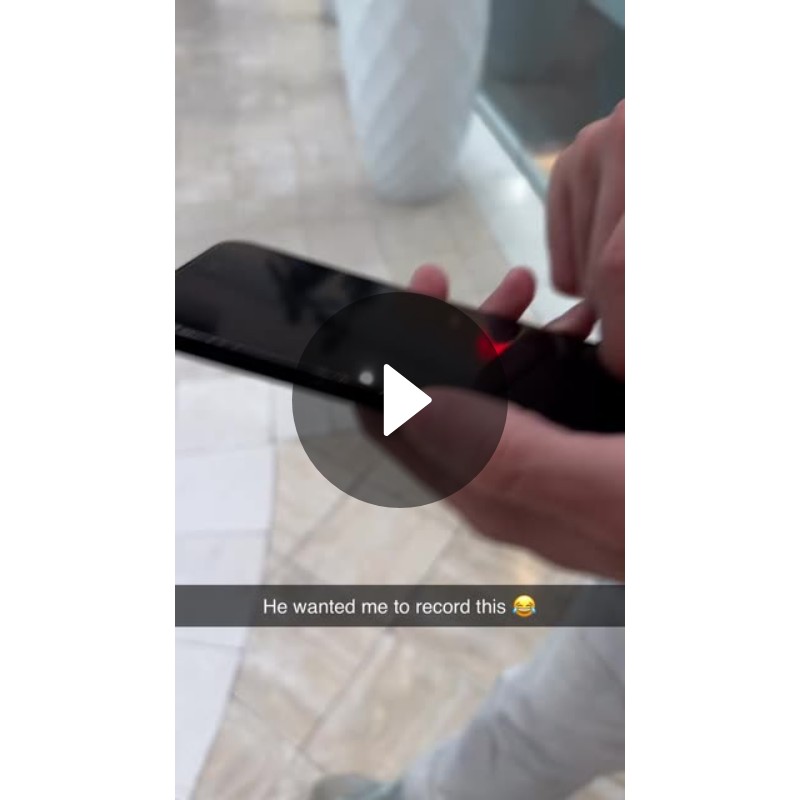 He wanted me to record this 😂 | Spotlight on Snapchat