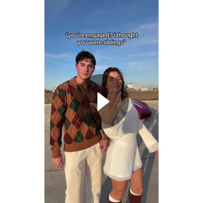 Couple reacts humorously to engagement surprise. | Jake Benedict ...