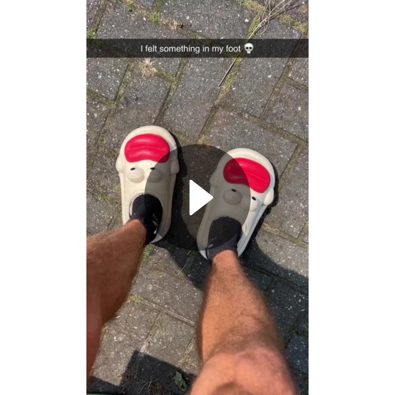 I felt something in my foot 💀 | Spotlight on Snapchat