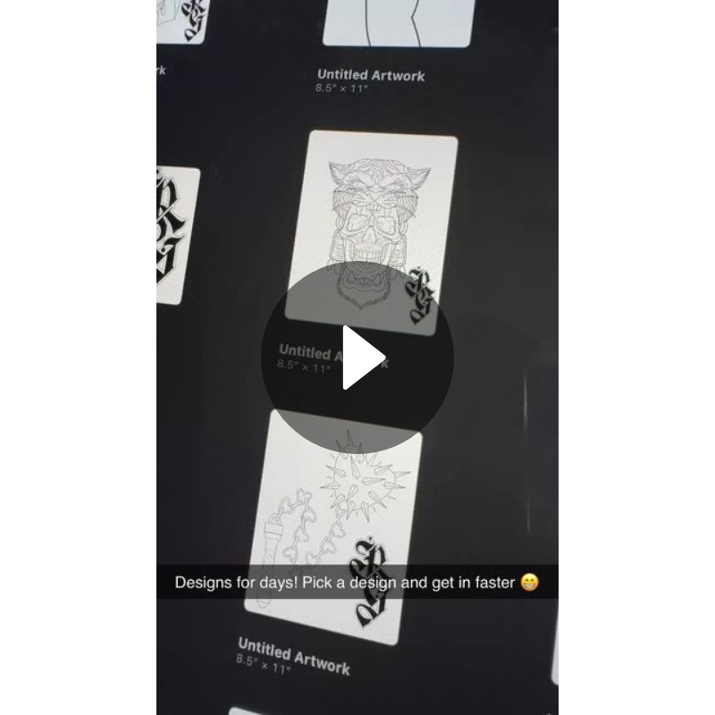 Designs for days! Pick a design and get in faster 😁 | Spotlight on Snapchat