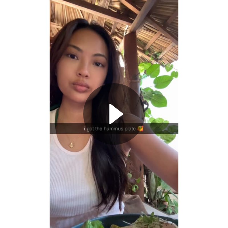 i got the hummus plate 🥰 | Spotlight on Snapchat