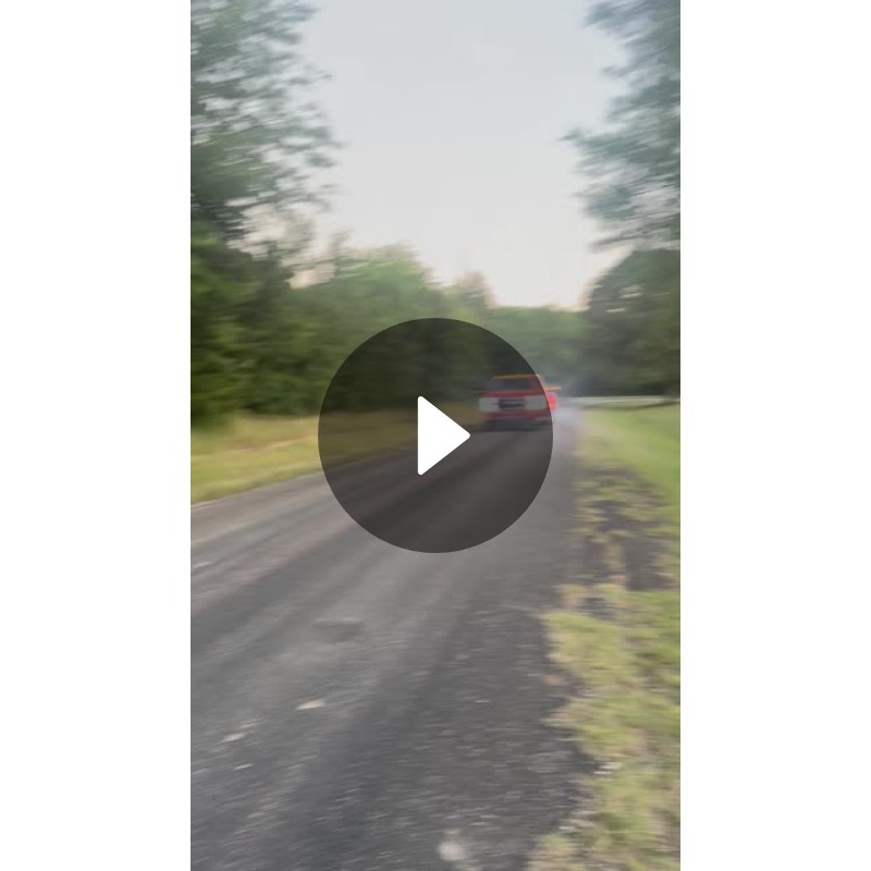 Red Ford F-150 Burnout on Country Road | BlondieMotoVlog | Video by ...