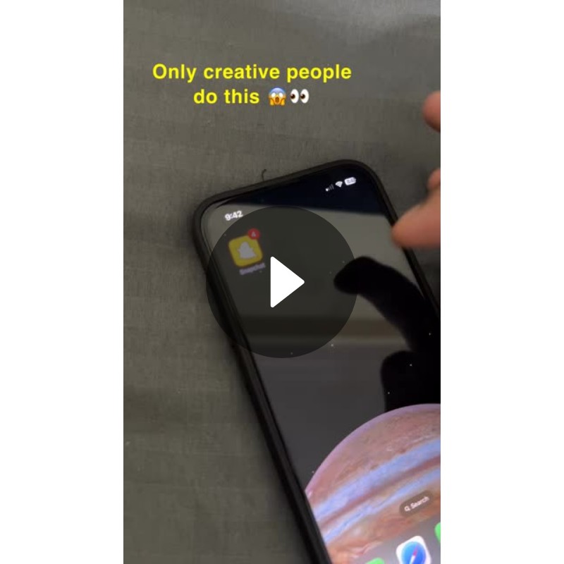 Only creative people do this 😱👀 | Spotlight on Snapchat