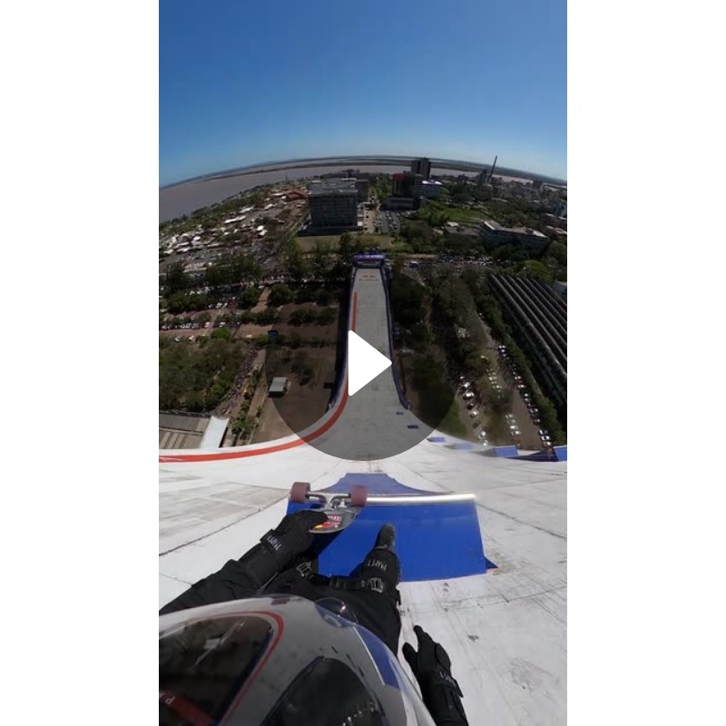 Red Bull Skateboard Ramp Descent: A First-Person Thrill Ride | Video by ...