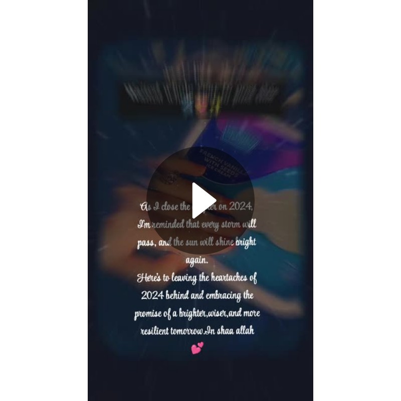 As I close the chapter on 2024, I'm reminded that every storm will pass, and the sun will shine ...