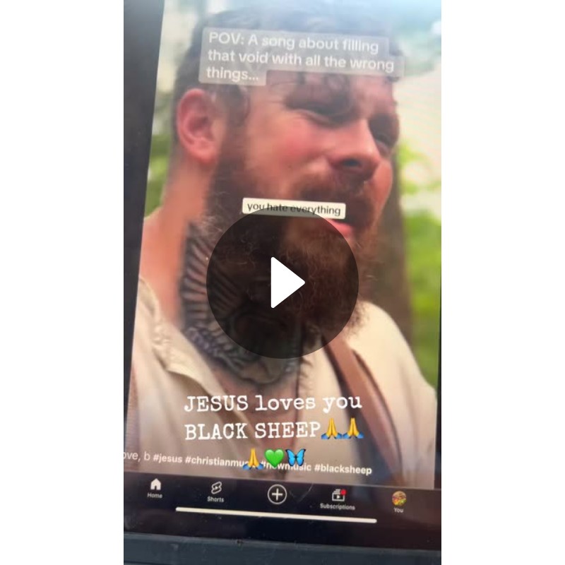 JESUS loves you BLACK SHEEP🙏🙏🙏💚🦋 | Spotlight on Snapchat