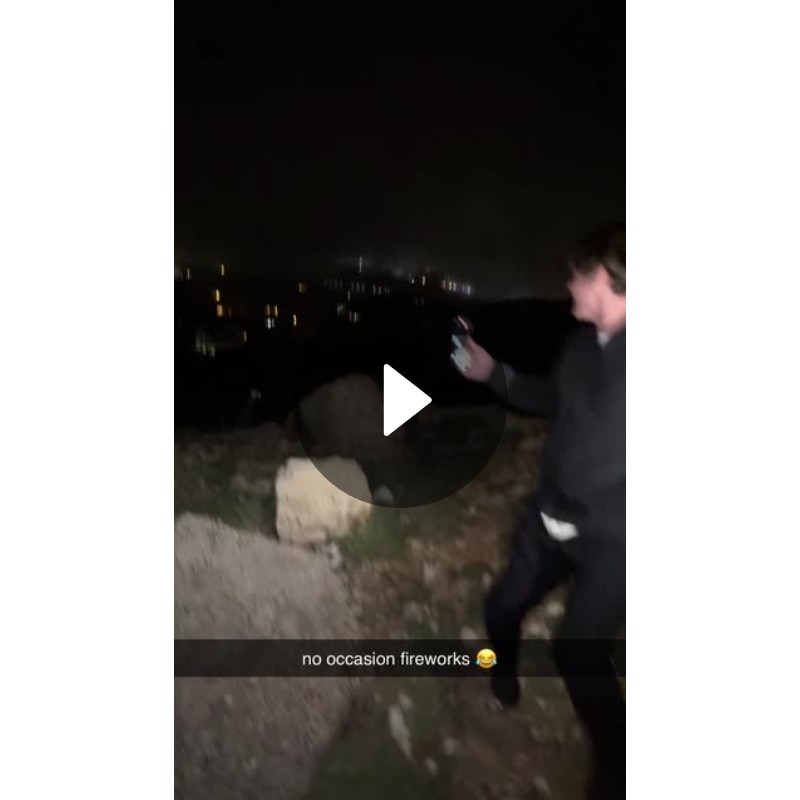 no occasion fireworks 😂 | Spotlight on Snapchat