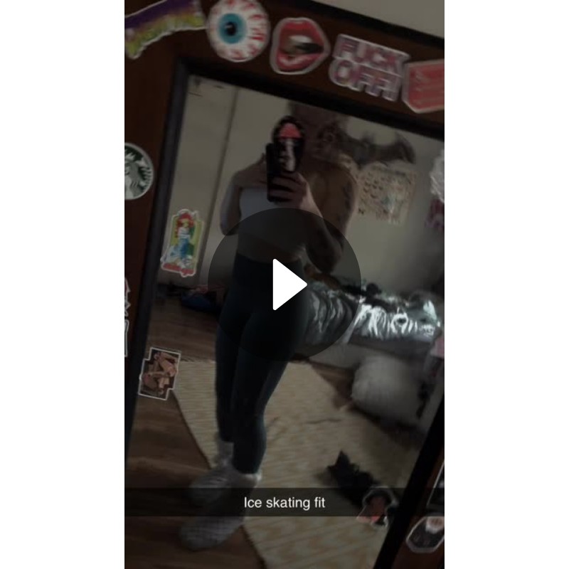Ice skating fit | Spotlight on Snapchat