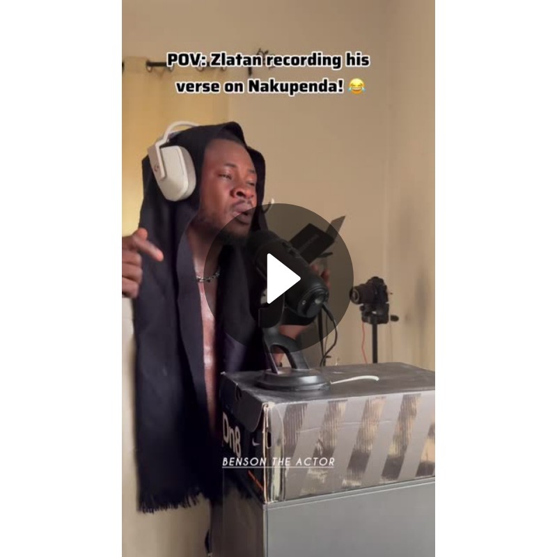 Zlatan Iyanga's Viral Nakupenda Verse Recording Session | Video by ...