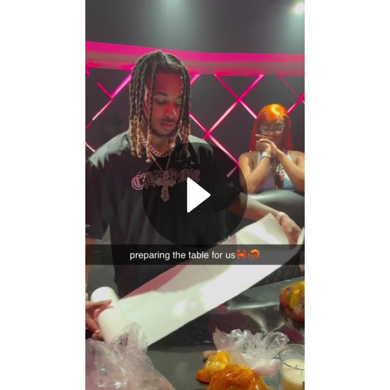 preparing the table for us🦀🦐 | Spotlight on Snapchat