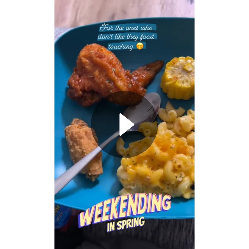 For the ones who don’t like they food touching 🤭 | Spotlight on Snapchat