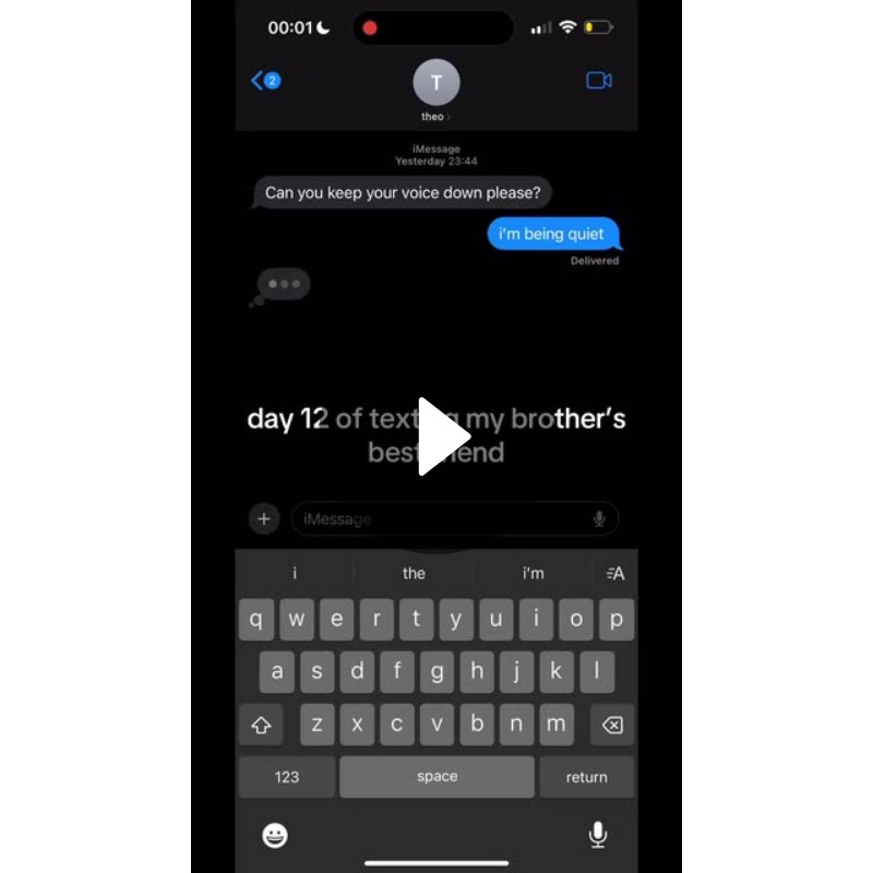 Day 12 of Texting My Brother's Best Friend: A Prank Gone Wrong? | Video ...