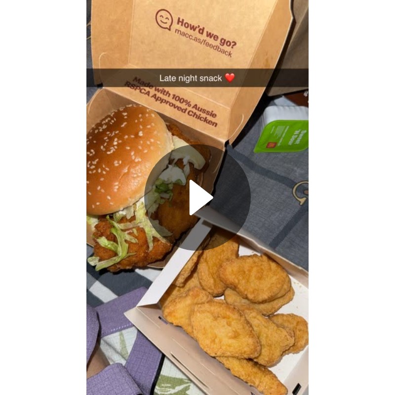 Late night snack ️ | Spotlight on Snapchat