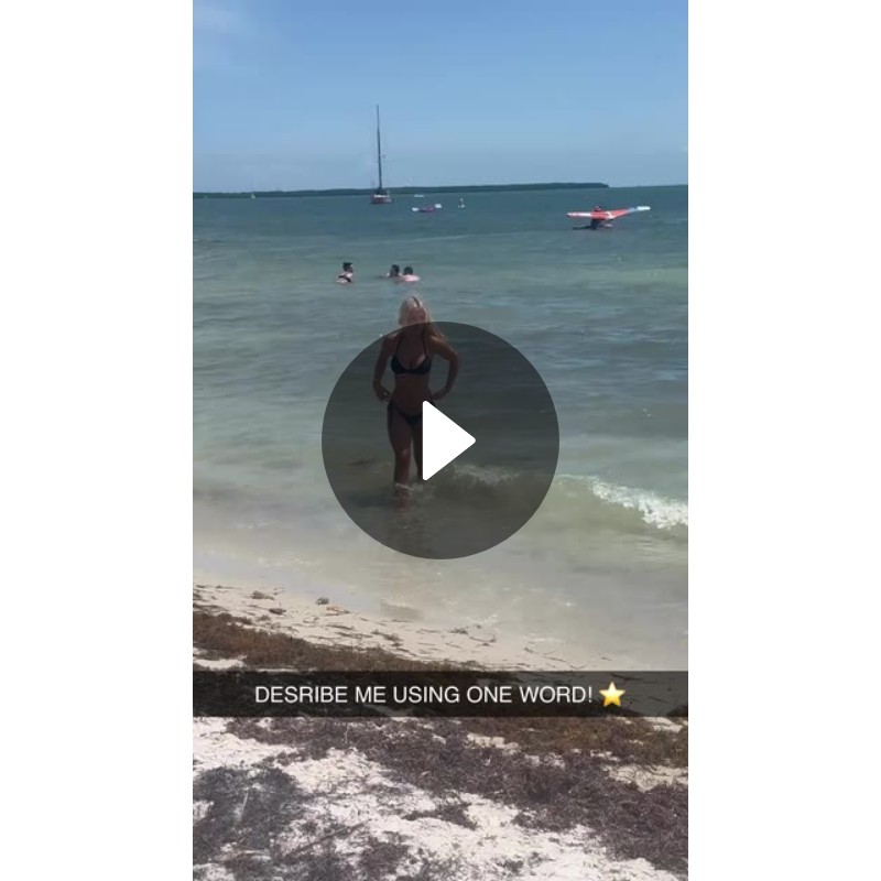 Maili Holt Strolls on Tropical Beach in Bikini | Video by Maili Holt ...