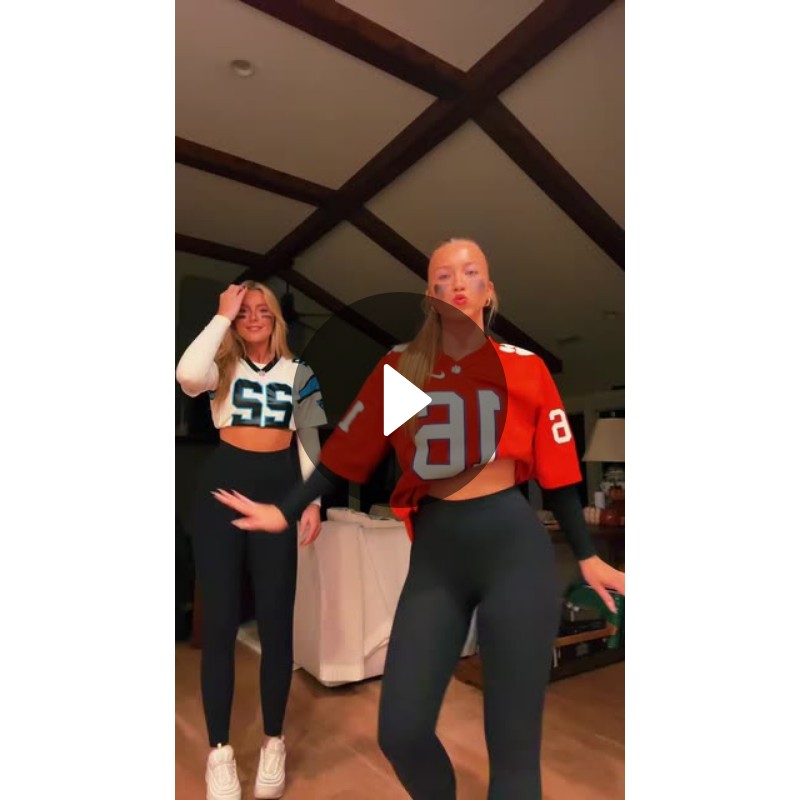 Abby Champlin & Friend Show Off Team Spirit in Fun Dance Routine ...