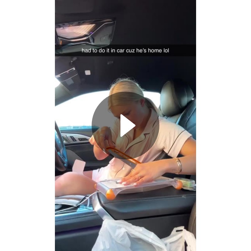 had to do it in car cuz he’s home lol | Spotlight on Snapchat