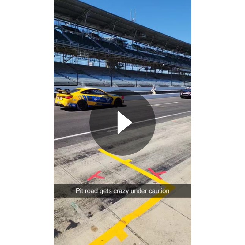 Pit road gets crazy under caution | Spotlight on Snapchat