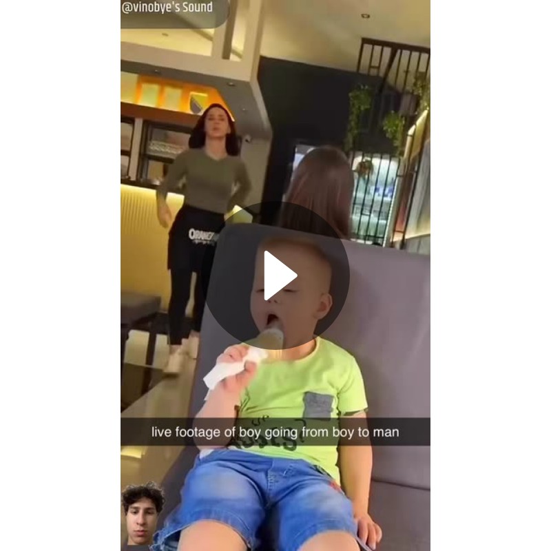 live footage of boy going from boy to man | Spotlight on Snapchat