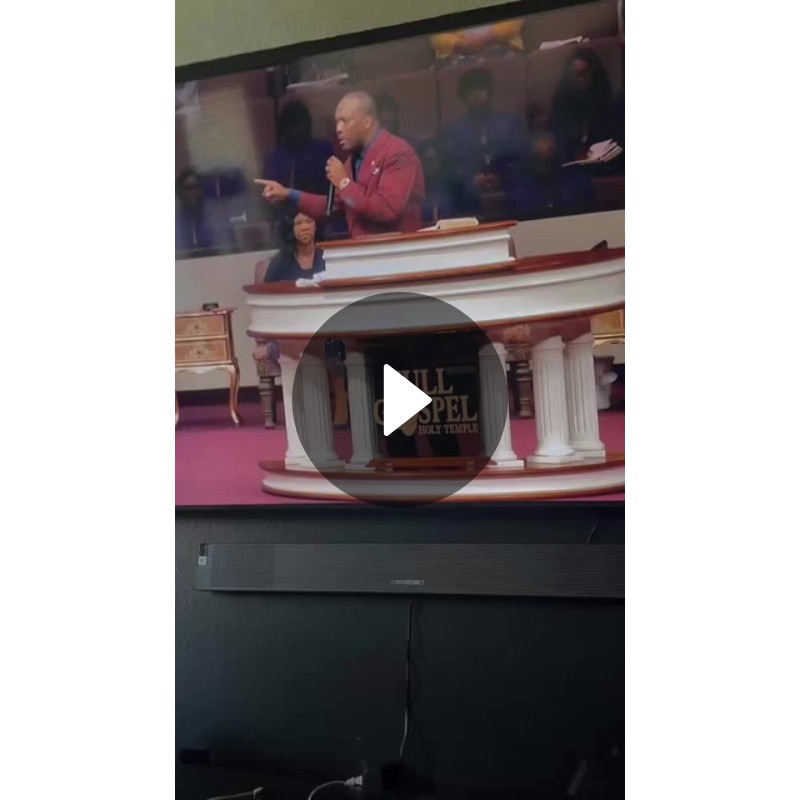 LJ Mosley Preaches Powerful Message at Full Gospel Holy Temple | Video ...