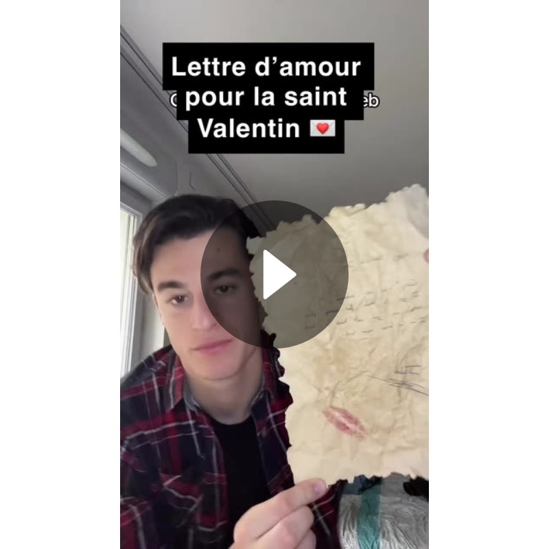 Lettre d’amour pour la saint Valentin 💌 | Spotlight on Snapchat