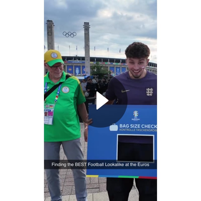 Finding the BEST Football Lookalike at the Euros | Spotlight on Snapchat