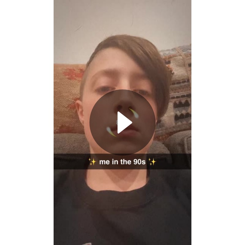 me in the 90s | Spotlight on Snapchat