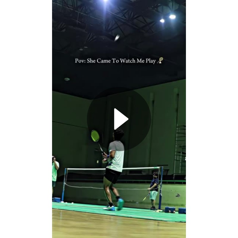 I made her stay 😉🏸#badminton | Shivank BHALLA (@shivankbhalla.1 ...