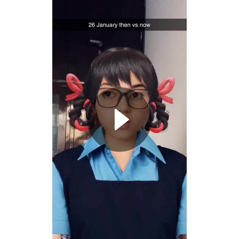 26 January then vs now | Spotlight on Snapchat