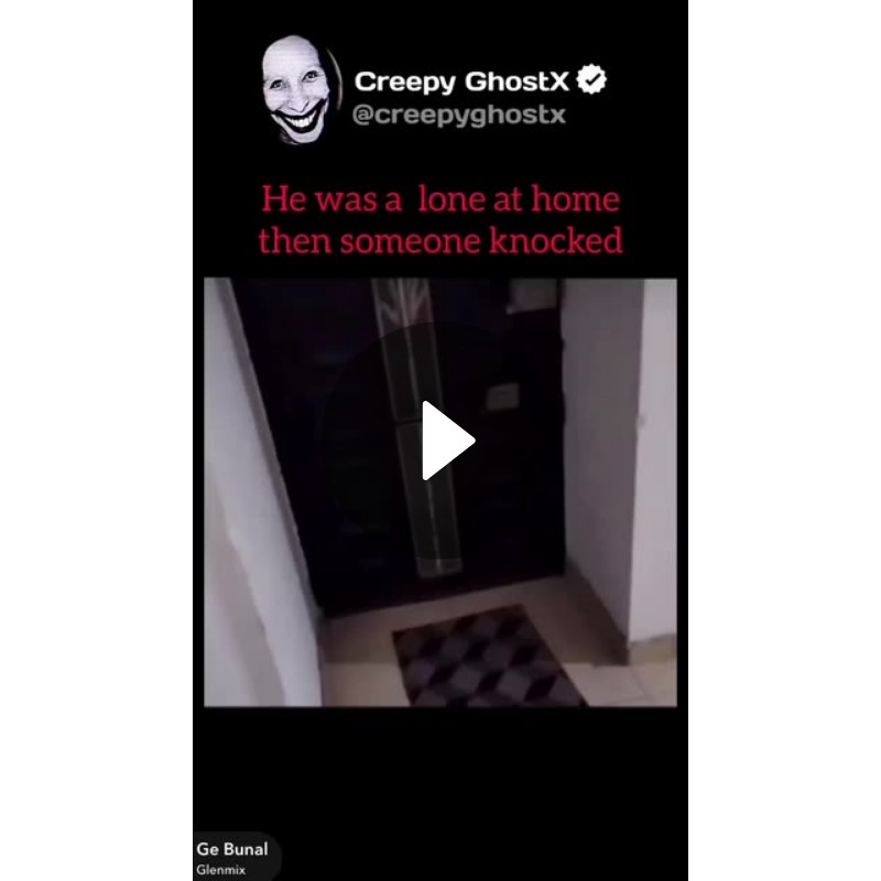 Creepy GhostX Door Knock Prank | Home Security Horror | Video by Guguk ...