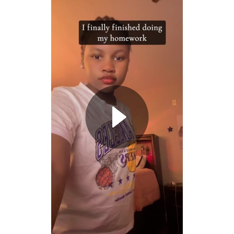 I finally finished doing my homework | Spotlight on Snapchat