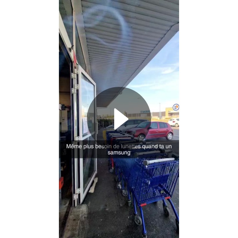 Même plus besoin de lunettes quand ta un samsung | Spotlight on Snapchat