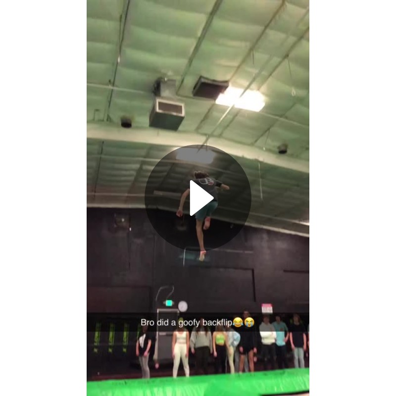 Bro did a goofy backflip😂😭 | Spotlight on Snapchat