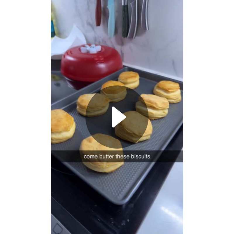 come butter these biscuits | Spotlight on Snapchat