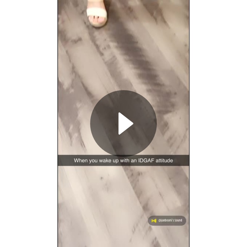 When you wake up with an IDGAF attitude | Spotlight on Snapchat