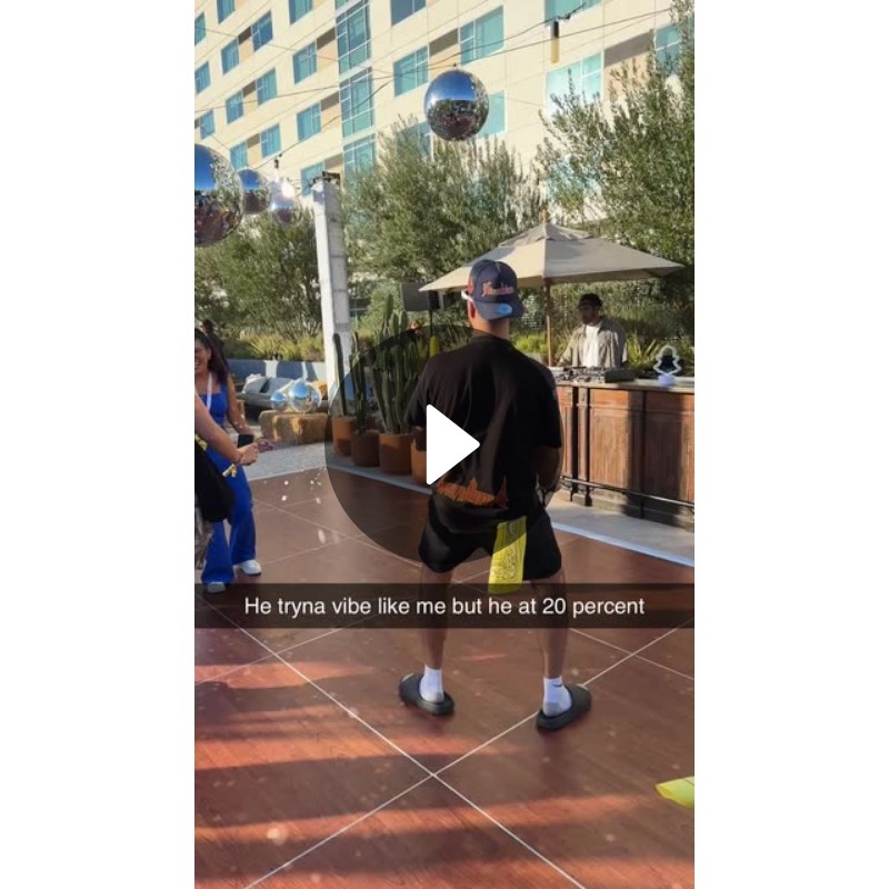 He tryna vibe like me but he at 20 percent | Spotlight on Snapchat